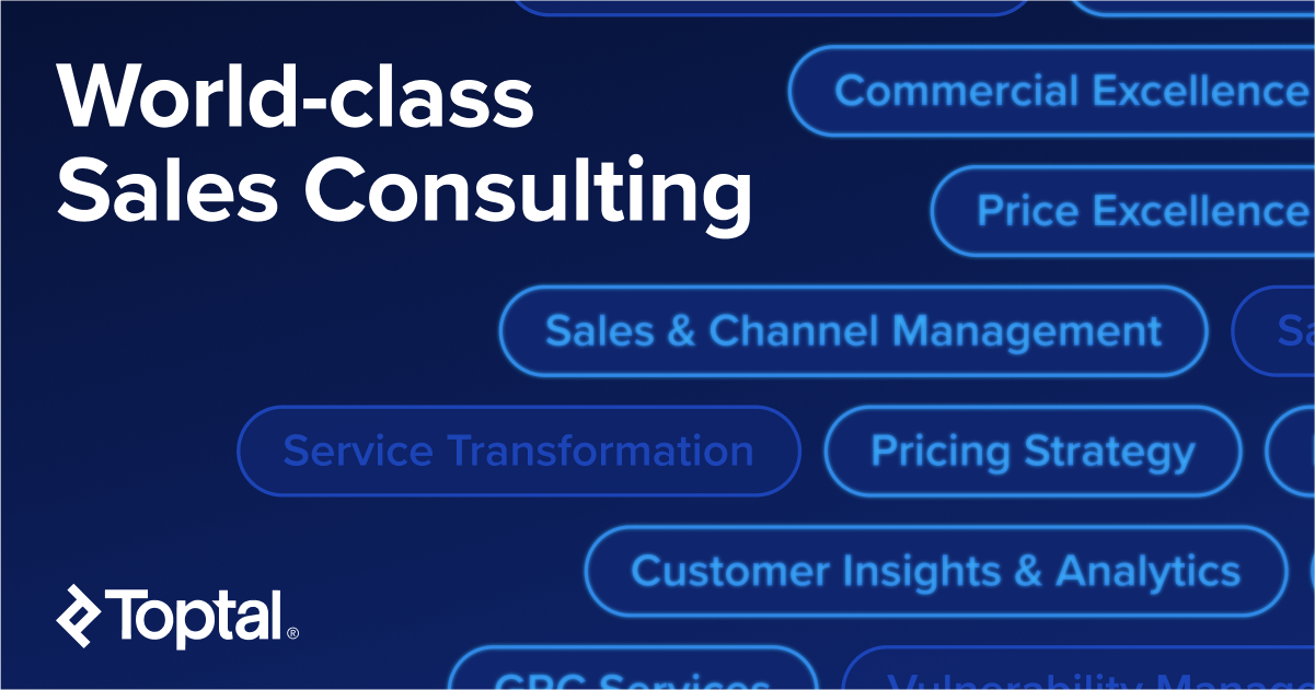 Sales Consulting | Toptal®