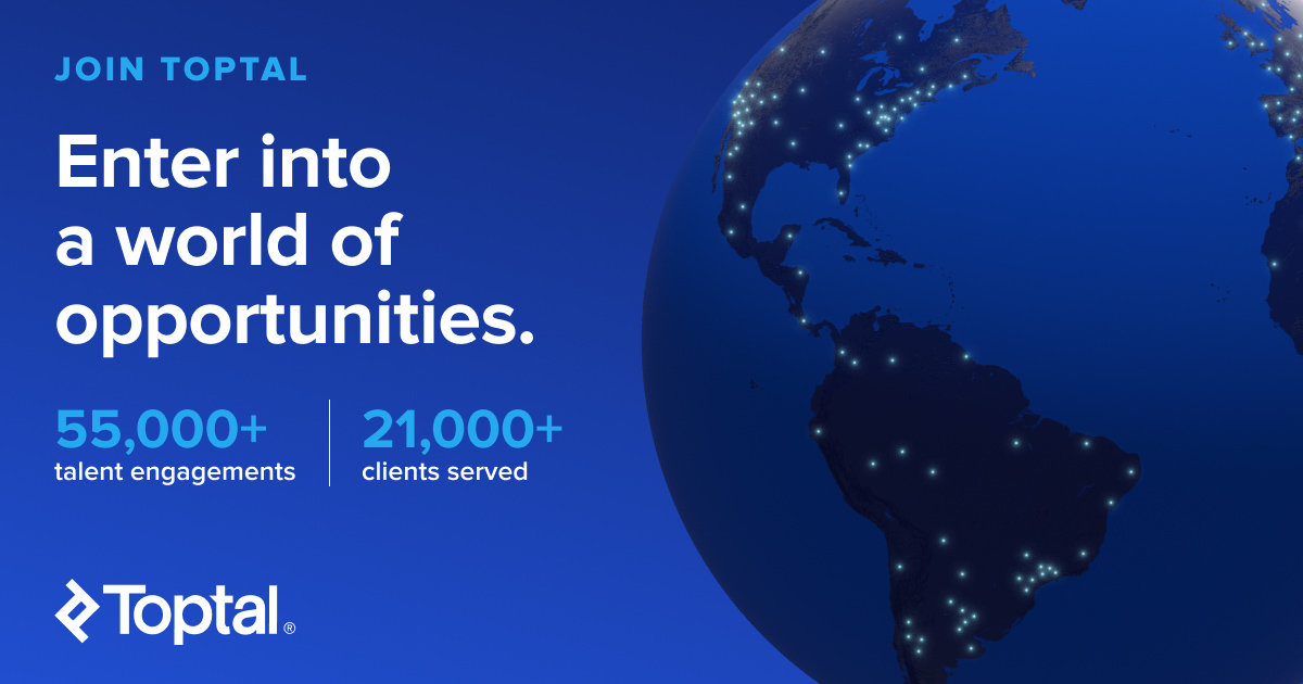 Join as a Freelancer | Toptal | Toptal®